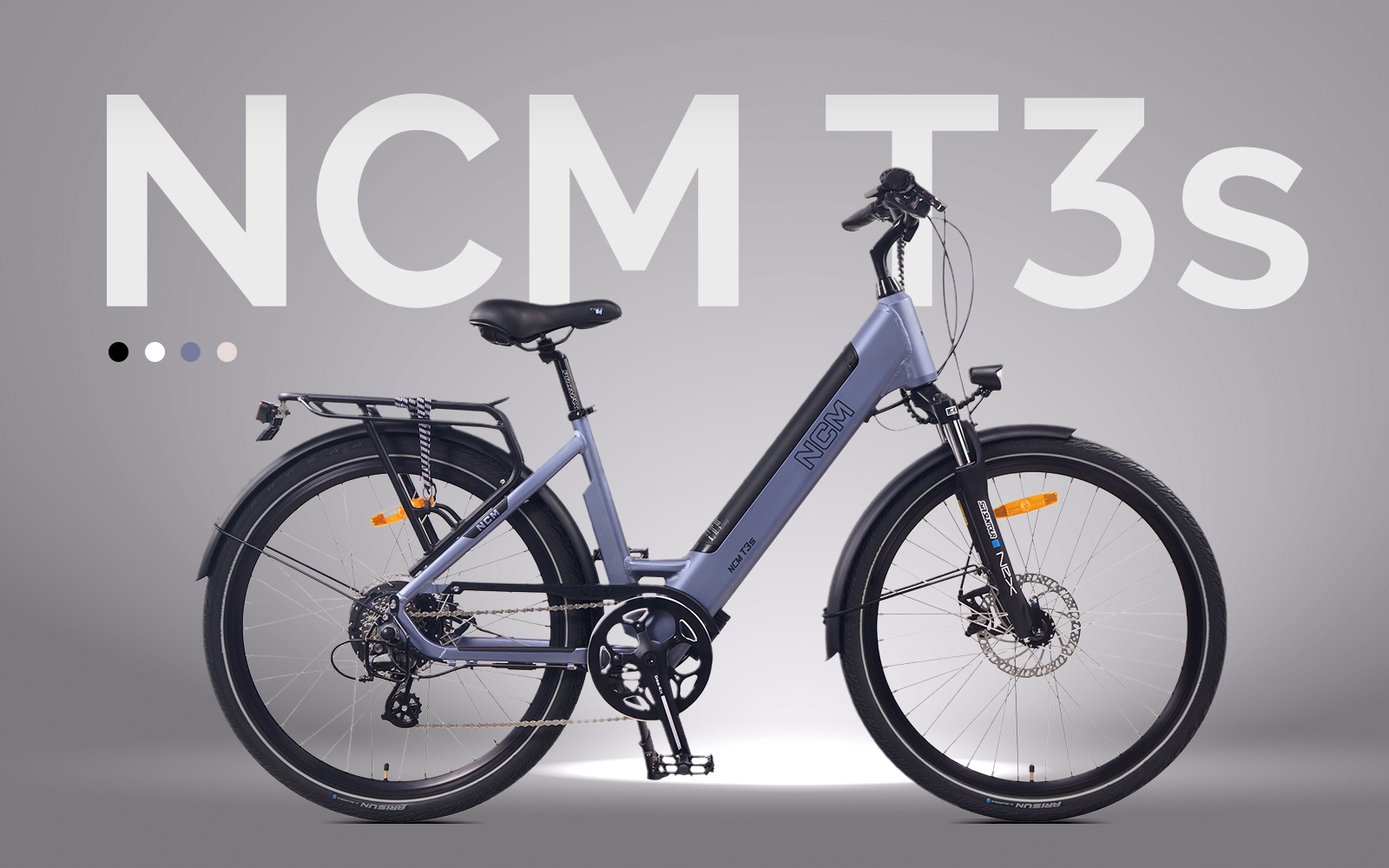 NCM T3s Step-Thru Trekking E-Bike – Spin City Cycles